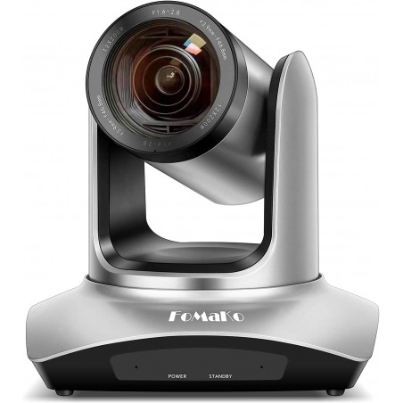 FoMaKo Cámara HDMI PTZ 12X Zoom óptico FOV 72.5 grados gran angular ...