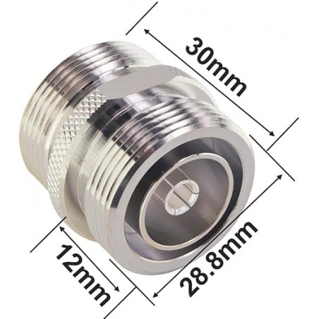 Adaptador L29 7/16 DIN hembra a 7/16 DIN hembra adaptador convertidor 7 ...